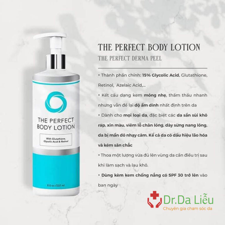 The Perfect Body Lotion giá bao nhiêu? Có tốt không? - Dr.Da liễu của bạn