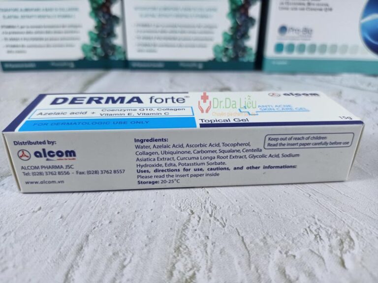 Derma Forte giá bao nhiêu | Derma Forte mua ở đâu? - Dr.Da liễu của bạn