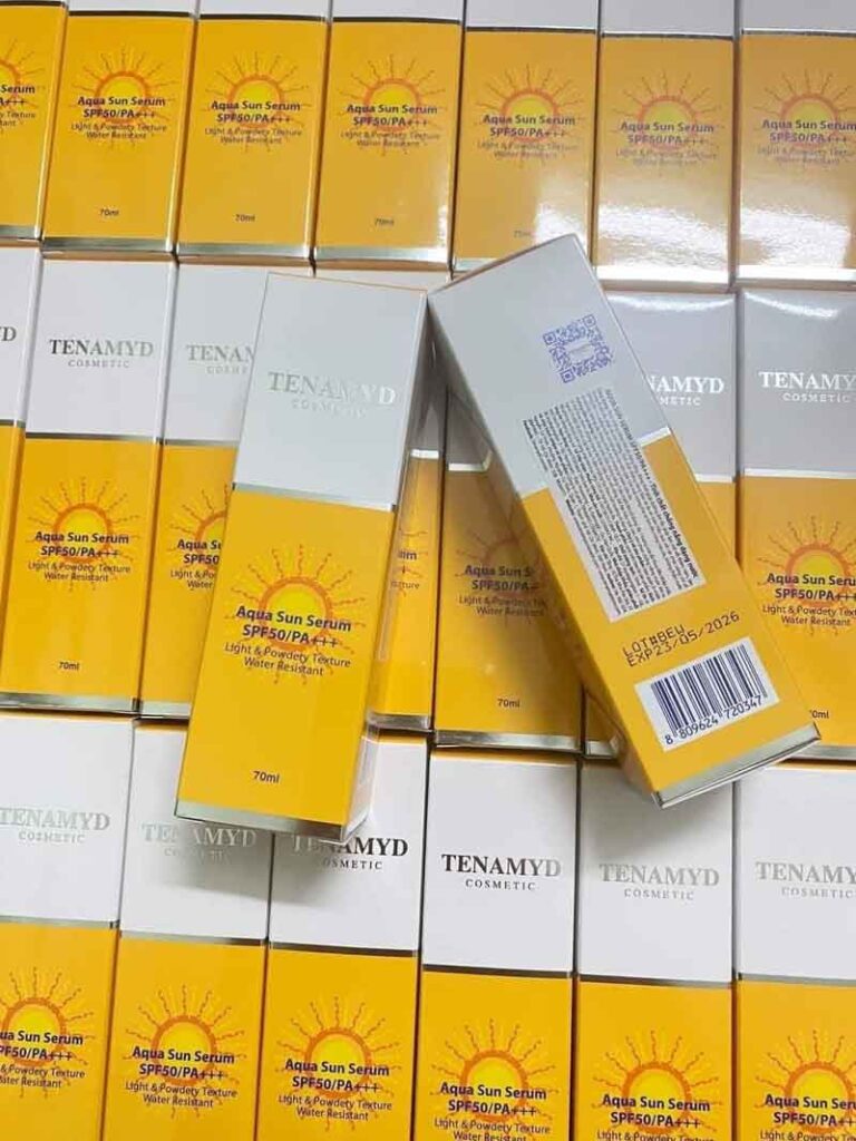 Kem chống nắng Tenamyd Aqua Sun Serum SPF 50/PA+++ - Dr.Da liễu của bạn