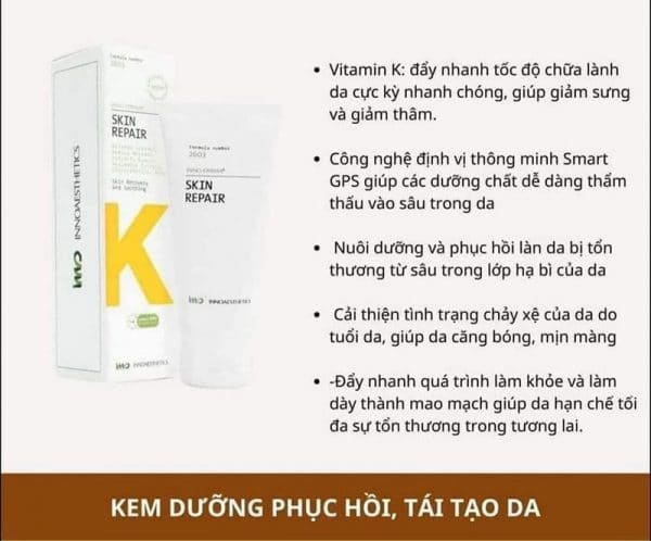 Kem dưỡng phục hồi sửa chữa Skin Repair Innoaesthetics - Dr.Da liễu của bạn
