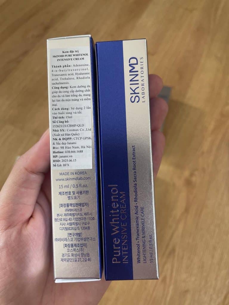 Kem trị nám SkinMD | SkinMD Pure Whitenol Intensive Cream - Dr.Da liễu ...