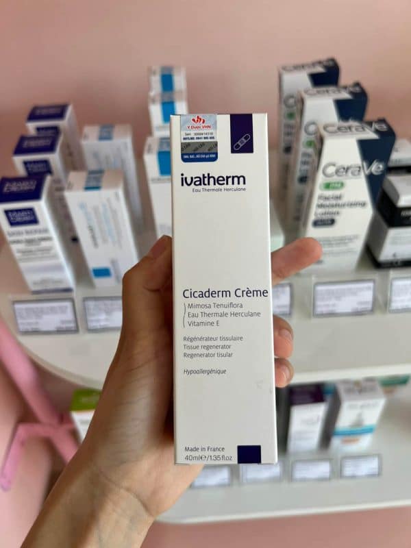 Ivatherm Cicaderm Cream | Kem dưỡng tái tạo da ngăn ngừa sẹo - Dr.Da ...