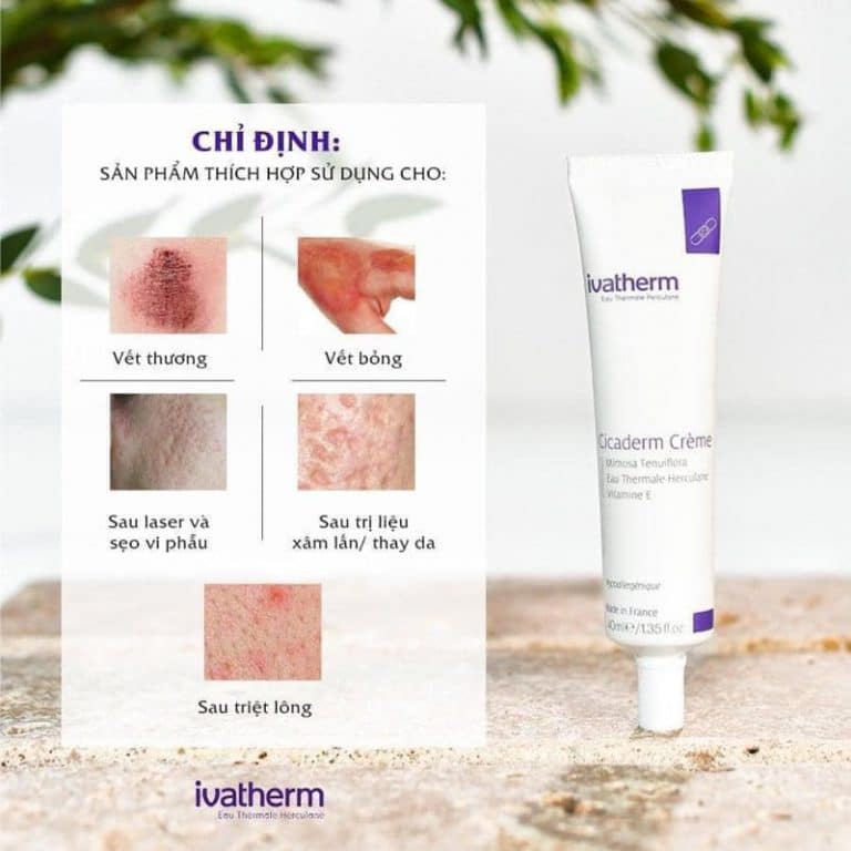 Ivatherm Cicaderm Cream | Kem dưỡng tái tạo da ngăn ngừa sẹo - Dr.Da ...