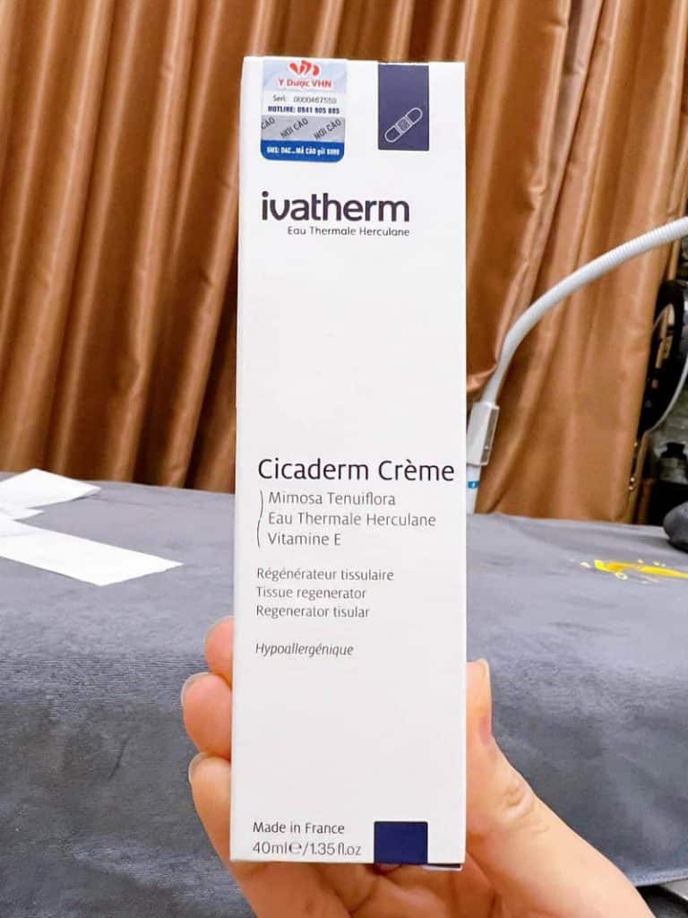 Ivatherm Cicaderm Cream | Kem dưỡng tái tạo da ngăn ngừa sẹo - Dr.Da ...