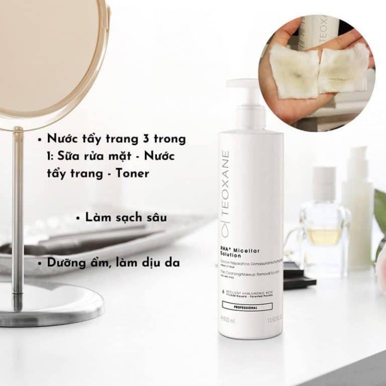 Tẩy trang Teoxane RHA Micellar Solution - Dr.Da liễu của bạn