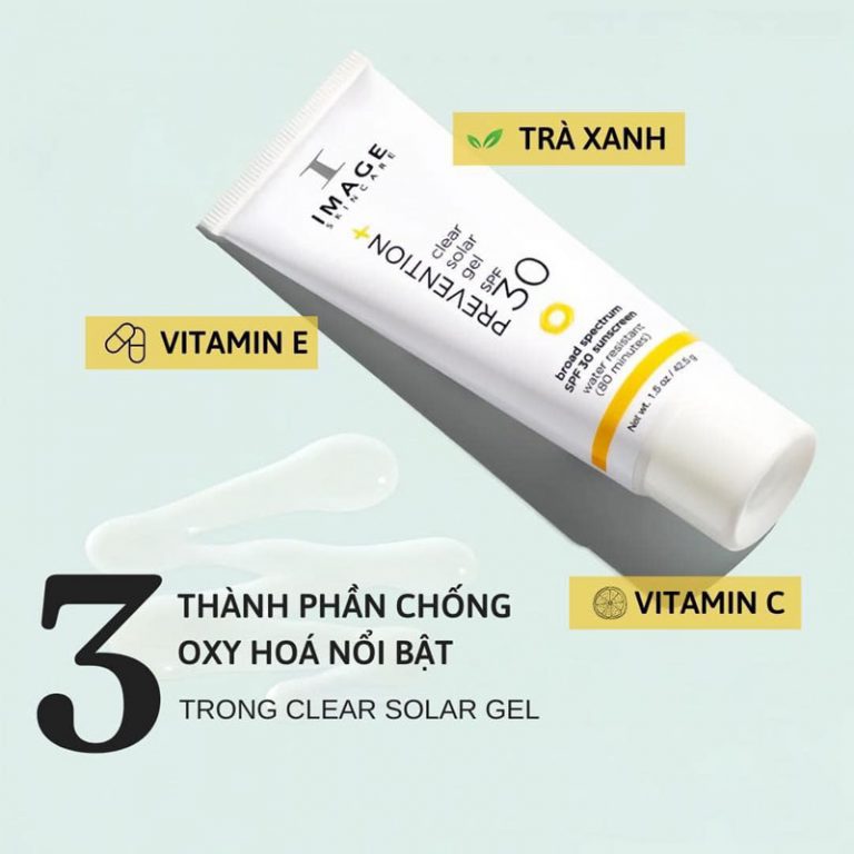 Gel chống nắng Image Clear Solar Gel SPF 30 - Dr.Da liễu của bạn