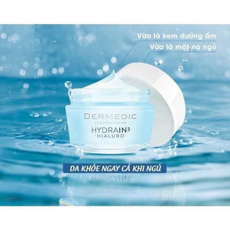 Kem dưỡng Dermedic hydrain3 hialuro cream gel - Dr.Da liễu của bạn