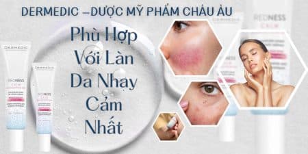 Kem dưỡng Dermedic redness calm rosacea prone skin - Dr.Da liễu của bạn
