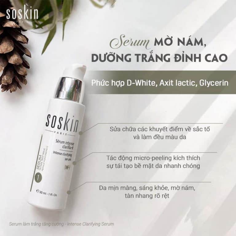 Serum Soskin | Soskin intense clarifying serum - Dr.Da liễu của bạn