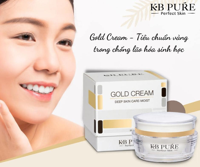 Kem dưỡng ẩm cho da khô KB Pure Gold Cream - Dr.Da liễu của bạn