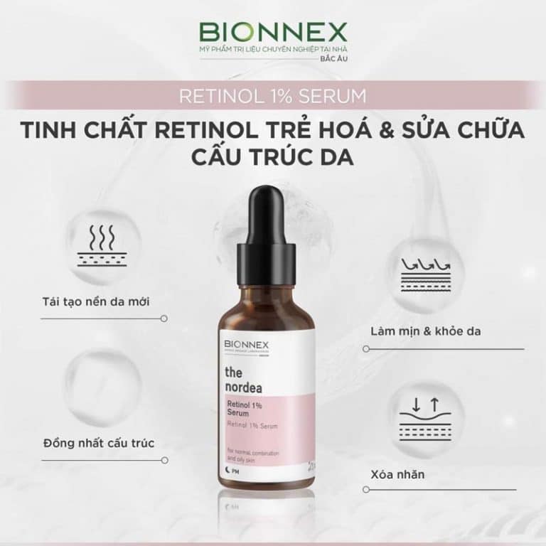 Bionnex Retinol 1% Serum - Dr.Da liễu của bạn