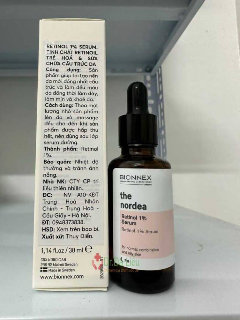 Bionnex Retinol 1% Serum - Dr.Da liễu của bạn