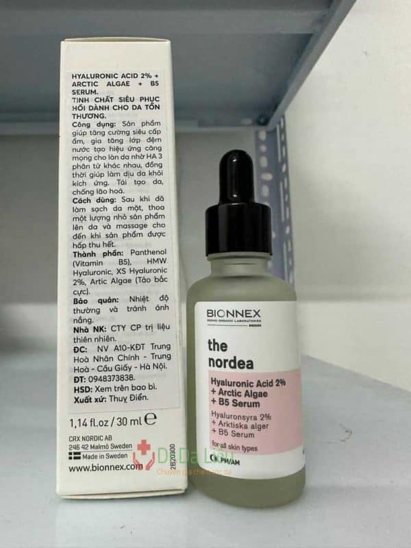 Bionnex the nordea Hyaluronic acid 2% + Arctic Algae + B5 Serum - Dr.Da liễu của bạn