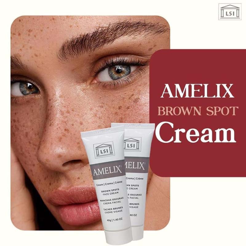 Amelix Cream | Kem dưỡng trắng mờ thâm nám LSI Amelix Face Cream 40g ...