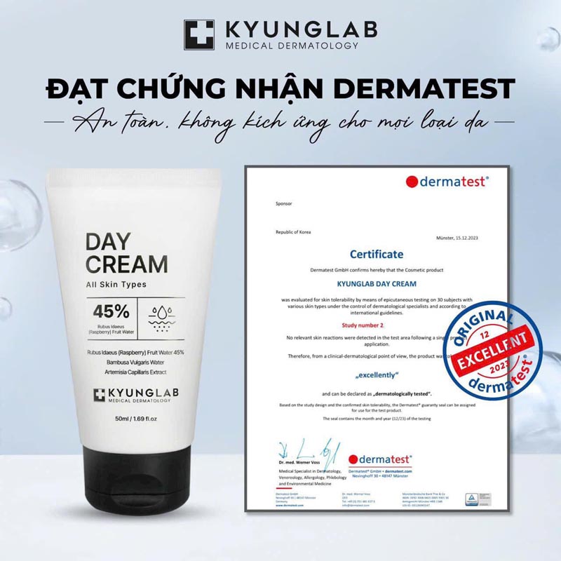Kem dưỡng da ban ngày Kyung Lab Day Cream - Dr.Da liễu của bạn