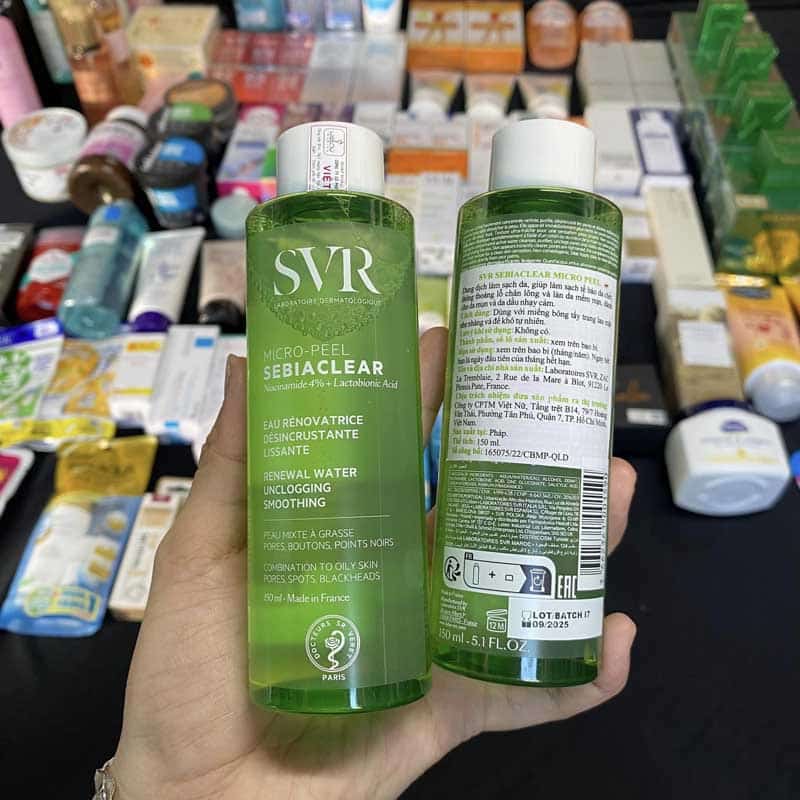 Toner SVR cho da dầu Toner SVR Micro Peel 150ml - Dr.Da liễu của bạn