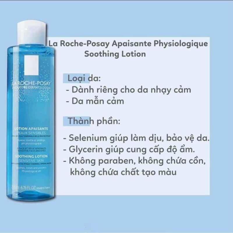 Toner La Roche-Posay cho da nhạy cảm và da thường - Dr.Da liễu của bạn