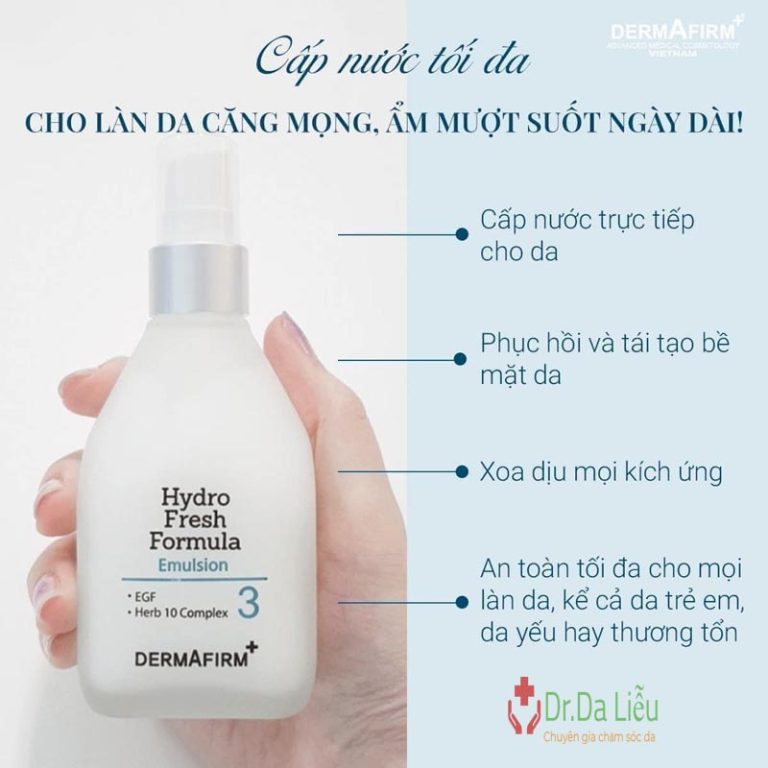 Sữa dưỡng cấp nước Dermafirm Hydro Fresh Formula Emulsion - Dr.Da liễu ...